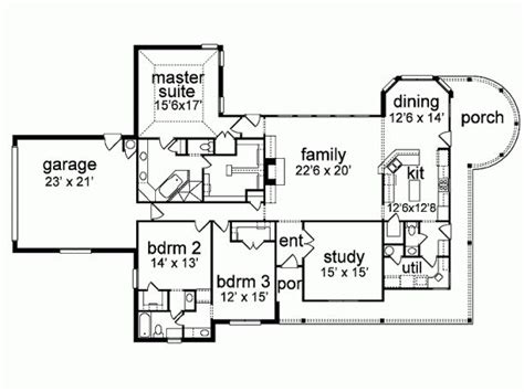 Country Style House Plan 3 Beds 25 Baths 2607 Sqft Plan 84 698