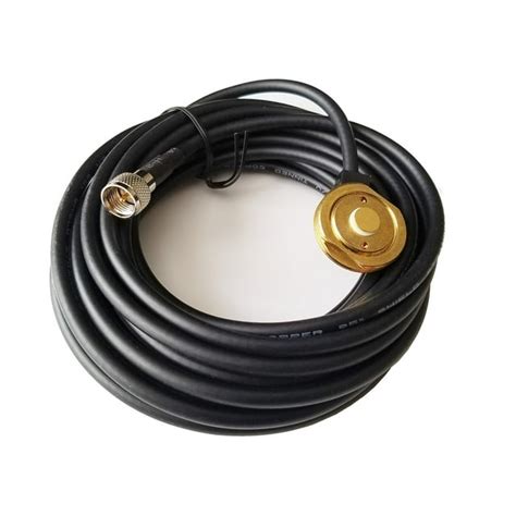 Roof Top Hole Antenna Mount Nmo With 17 Rg58 Coax Cable And Assembled