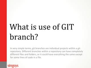 Technical Seminar Series GIT Pull Requests Best Practices PPTX