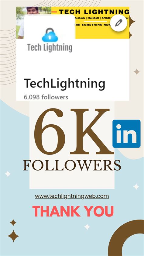 techlightning on linkedin milestone celebrate followers techlightning