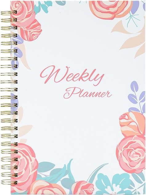 Weekly Planner Undated Agenda Notebook Planner Pouch Weeks Planner