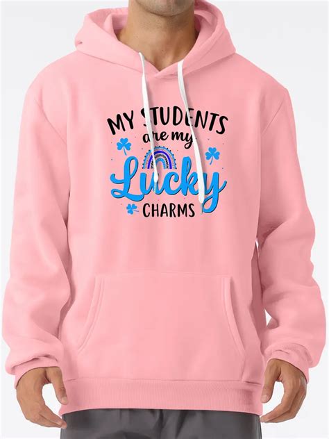 Lucky Print Hoodie Cool Hoodies Men Mens Casual Pullover Temu Ireland