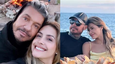 Marcelo Tinelli y Milett Figueroa las románticas fotos de su fin de