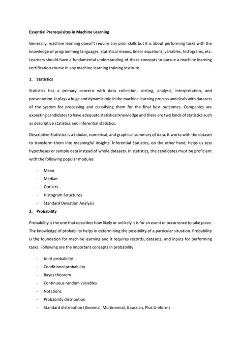 Ppt Prerequisites For Machine Learning Powerpoint Presentation Free