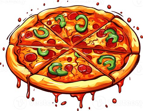 Pizza Cartoon Ai Generate 25221356 Png