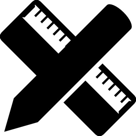Ruler And Pencil Icon