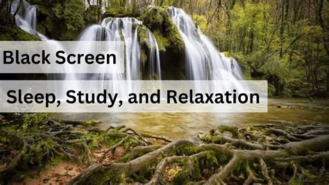 Soothing Waterfall Relaxing Sounds For Sleep Study And Relaxation