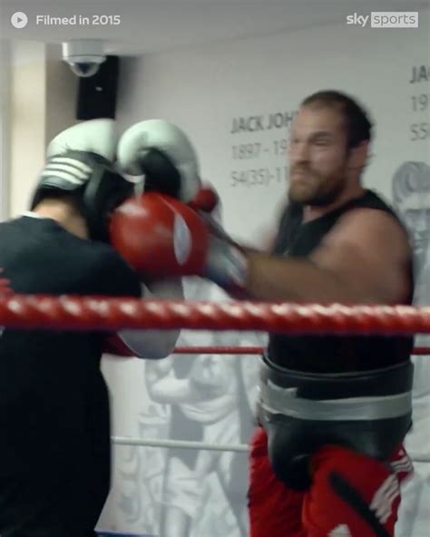 Rico Verhoeven Sparring Tyson Fury In The Lead Up To Furys Upset Win