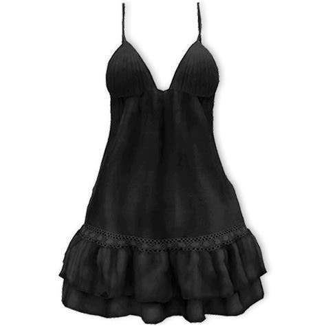 Second Life Marketplace Mimikri Michou Ruffle Dress Blackmaitreya