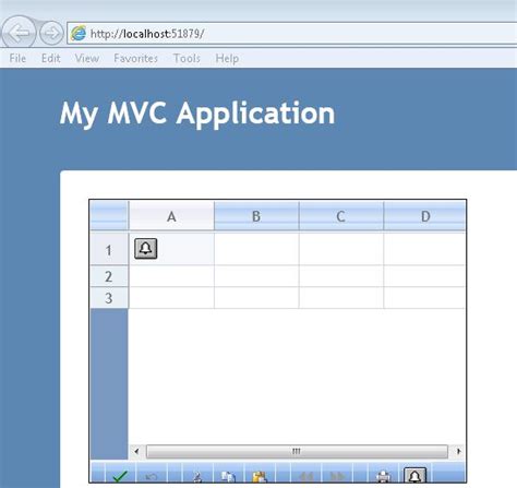 customizing command bar for spread mvc