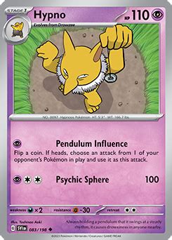 Hypno Scarlet Violet TCG Card Database Pokemon