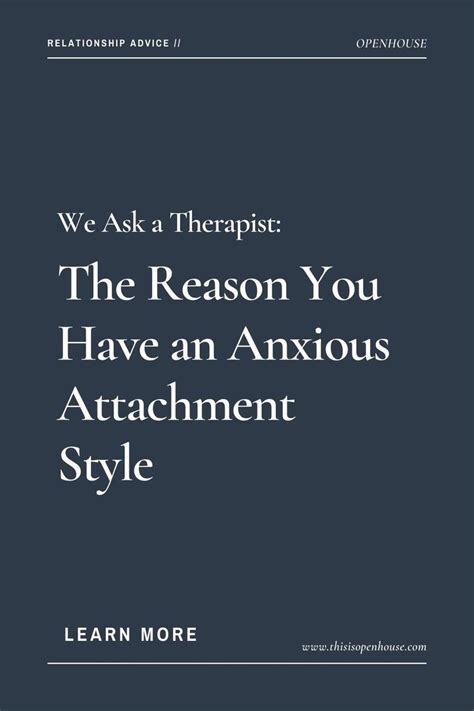 Anxious Attachment Artofit