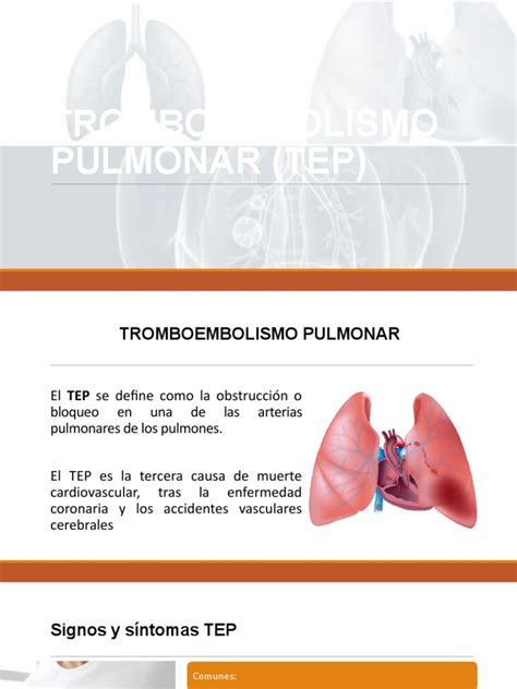Tromboembolismo Pulmonar (Tep) | PDF