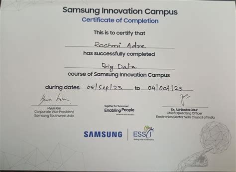 rashmi on linkedin bigdata sic india 2023 samsunginnovationcampus