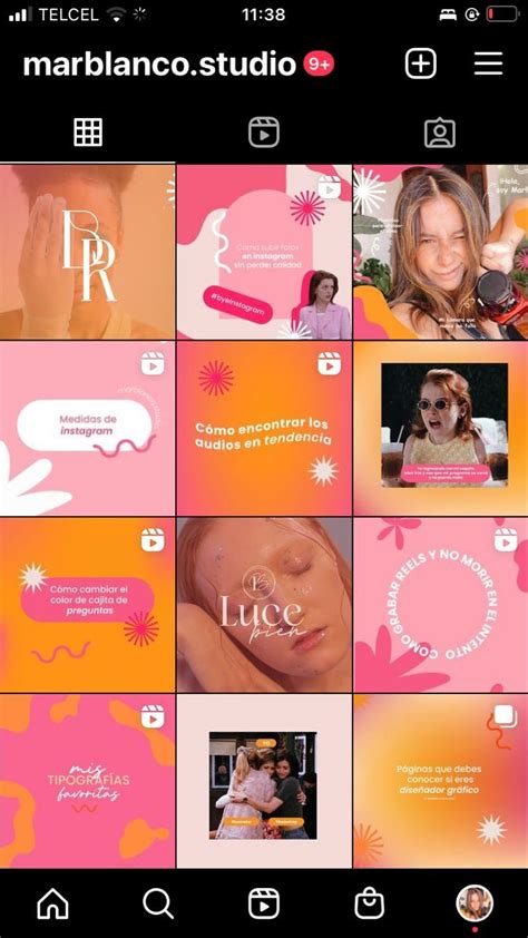 Ig Emprendimiento Diseño De Feed Instagram Creativo Diseño De Redes