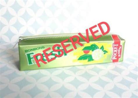 Reserved 80s Vintage Krema Candy Fresh Plastic Pencil Case Pencil Case Etsy