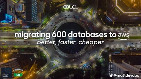 migrating 600 databases to aws better faster cheaper aws community