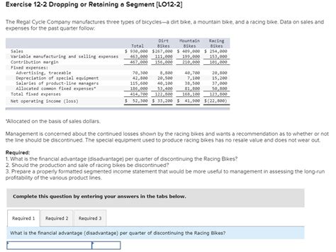 solved exercise 12 2 dropping or retaining a segment