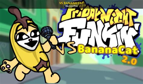 Vs Banana Cat Mod For Friday Night Funkin Fnf Mods