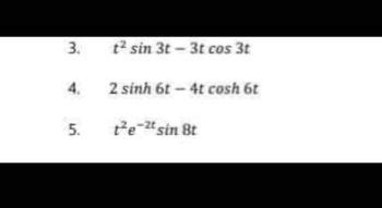 Answered 1 2 t 2 cos 2t ² 2 cos²2t 2 sint e²t 4e¹ sin t bartleby