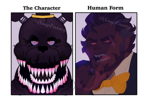 Nightmare Fredbear Five Nights At Freddys And 1 More Drawn By