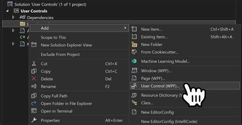 C WPF Creating User Controls CatiaWidgets2023