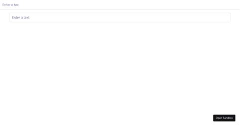 Angular Forked Codesandbox