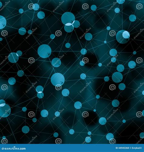 Abstract Molecule 3d Blue Stock Vector Illustration Of Formula 44945368