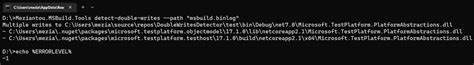 Detecting Double Writes In Msbuild Using The Binlog Meziantous Blog