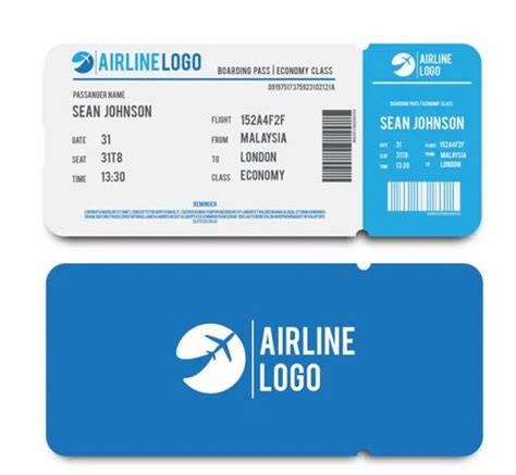 Rectangular Printed Airline Boarding Pass Labels At ₹ 1piece In Sonipat