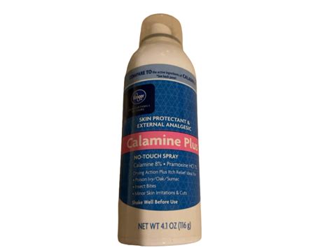 Kroger Calamine Plus No Touch Spray 41 Oz116 G Ingredients And Reviews