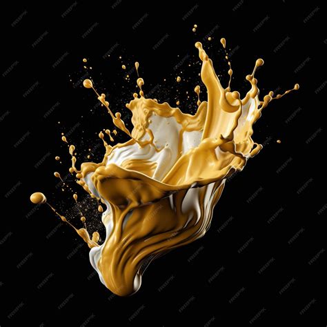 Premium Ai Image Abstract Liquid Explosion