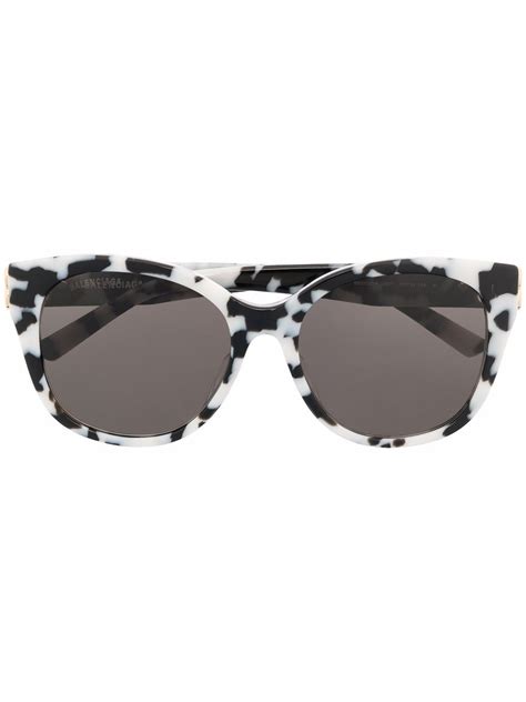 Balenciaga Eyewear Dynasty Soft Square Frame Sunglasses Farfetch