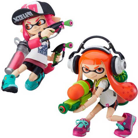 Good Smile Figma Splatoon 2 Inkling Chica Deluxe — Distrito Max