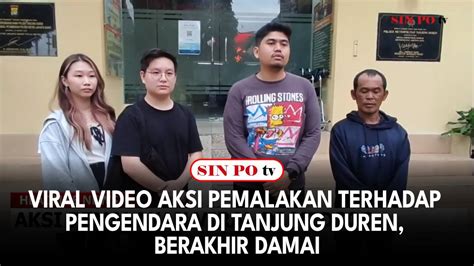 Viral Video Aksi Pemalakan Terhadap Pengendara Di Tanjung Duren Berakhir Damai