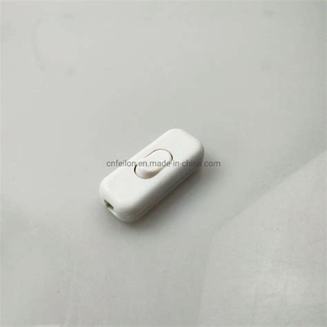 Hot Item 스위치 피팅 바이폴라 온오프 전선 인라인 전기 전원 코드 Diy 6a 대전류 온라인 스위치 인쇄 및 블리스터 포장 수용 인라인 전원 포장