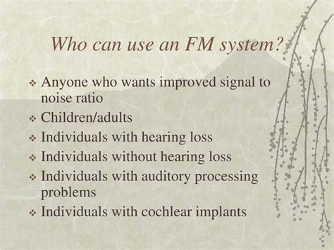 Ppt Frequency Modulated Systems Fm Systems Powerpoint Presentation