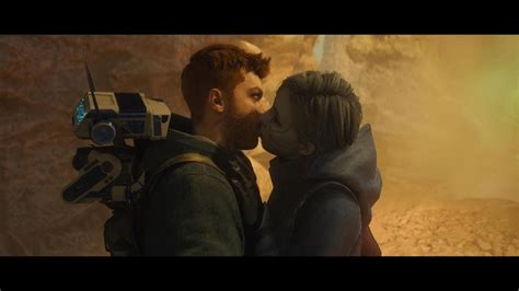 Star Wars Jedi Survivor Cal And Merrin Kiss Youtube