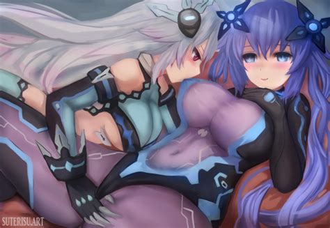 Rule 34 2girls Artist Name Black Heart Bodysuit Breast Sucking Breast
