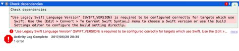 Xcode8でswift2を実行するには？swiftversion問題