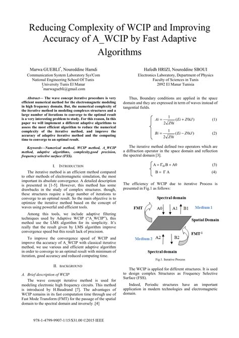 pdf reducing complexity of wcip and improving accuracy of a wcip by