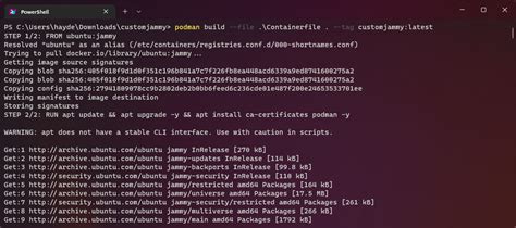 Building Custom Wsl Distro Images With Podman