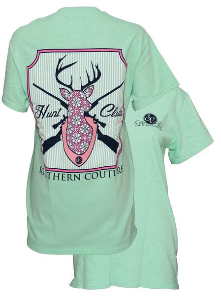 Southern Couture Country Deer Girlie Bright T Shirt Simplycutetees