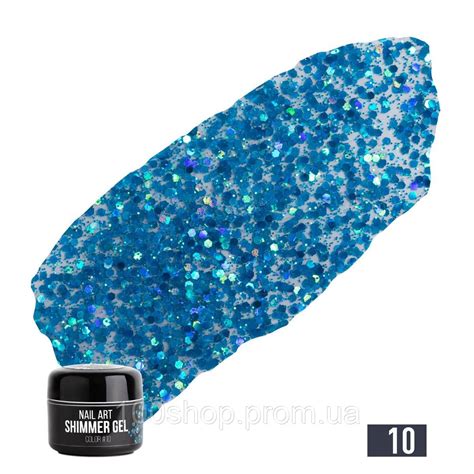Гель с блестками NUB Shimmer Gel 5 г, № 10 (ID#1706937576), цена: 168 ...