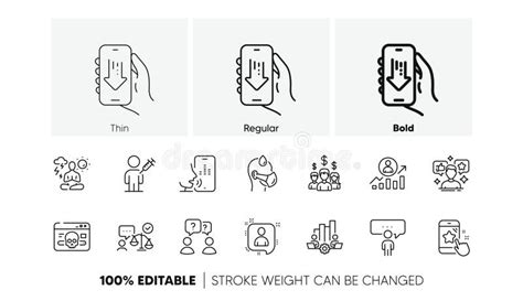 Download App Social Media And Developers Chat Line Icons For Web App Printing Line Icons