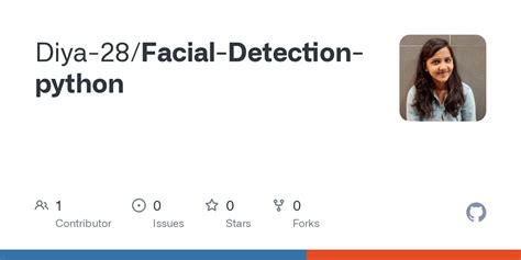 Github Diya 28facial Detection Python