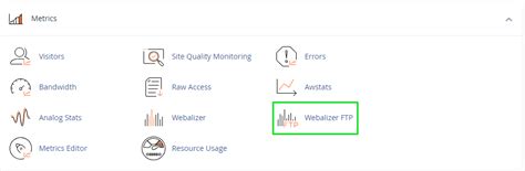 How To Use Cpanel Webalizer Ftp Smarthost Knowledgebase