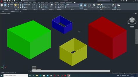autocad lecture 46 rectangle command youtube