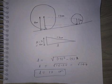 O Ulun Tangent To The Two Circles 24 18 Two Circles Of Radii 8 Cm And