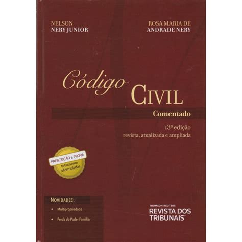 CÓdigo De Direito Civil Comentado Nelson Nery Jr E Rosa Maria Andrade
